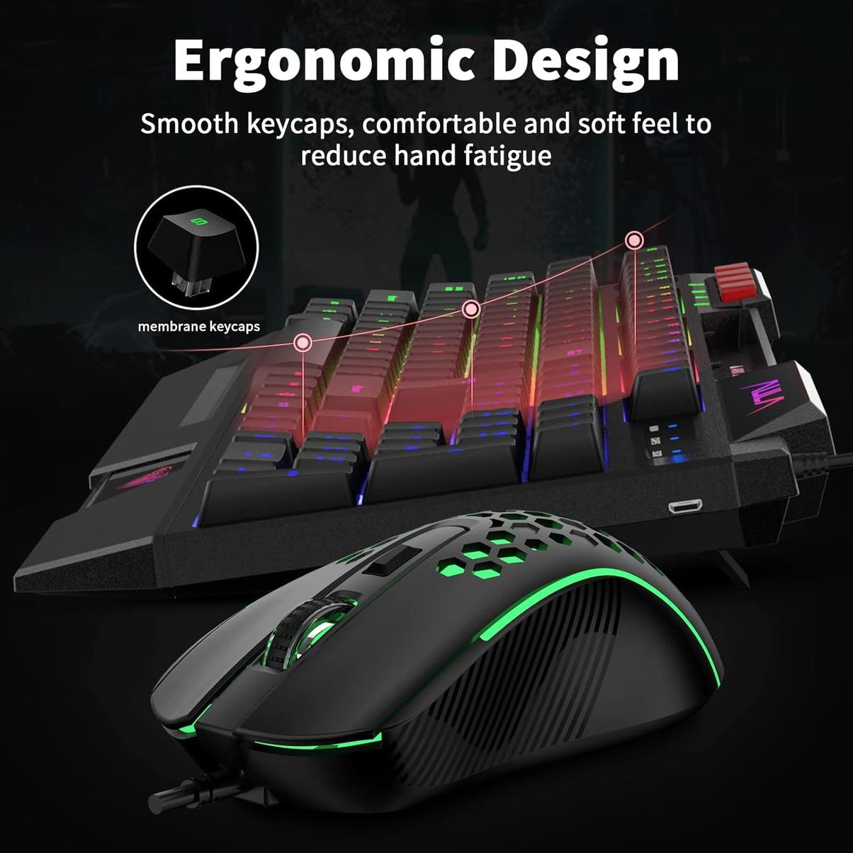 Aula Gaming combo T650, 4 u 1 (tastatura, slušalice, miš, podloga ...